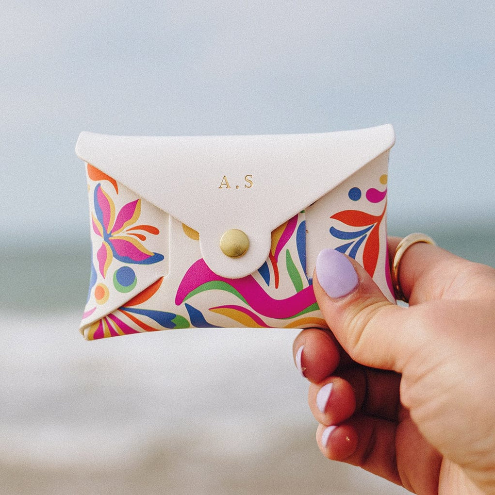 Personalised Leather Card + Coin Purses | Sbri