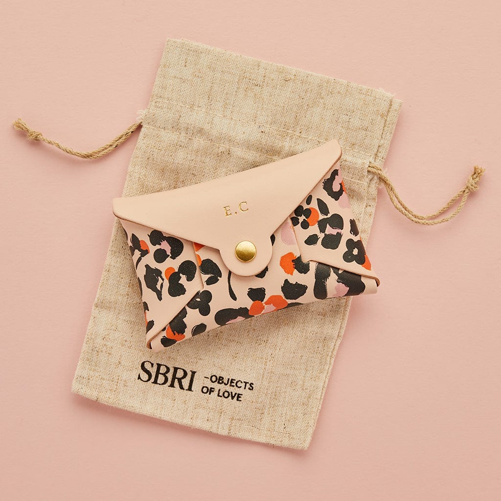 "Patty" Personalised Leather Card + Coin Purse | Sbri