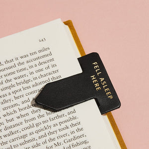 Personalised Leather Point Bookmark | Sbri