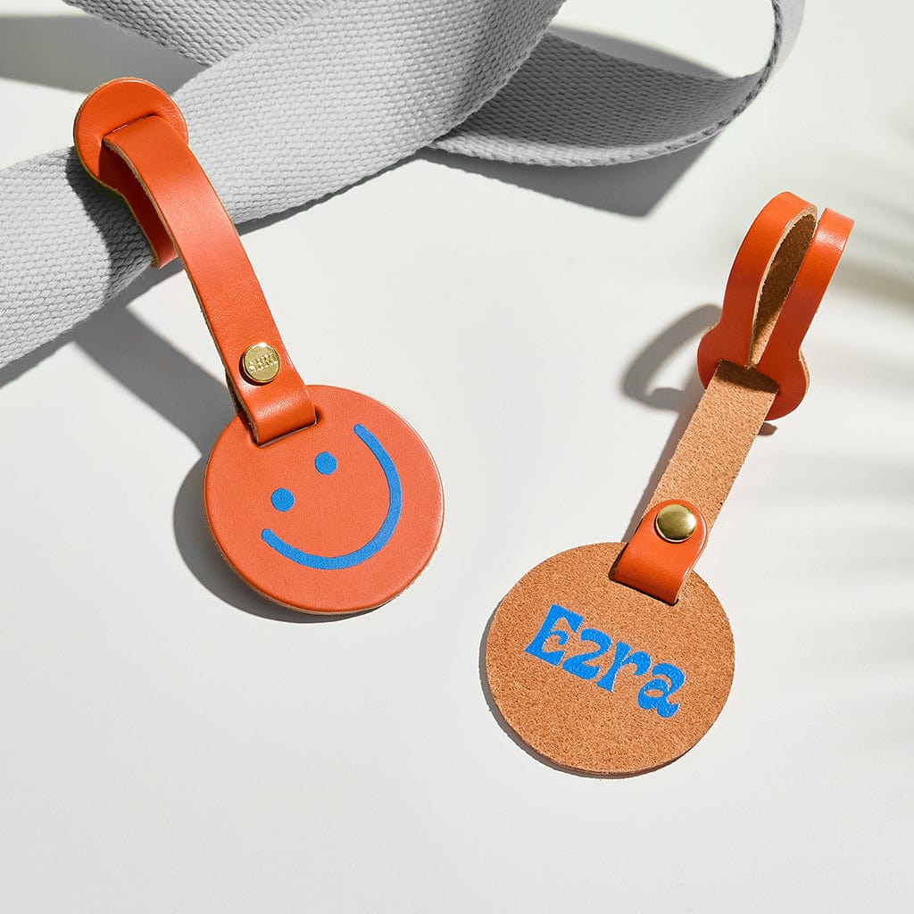 Personalised Smiley Face Bag Tag | Sbri