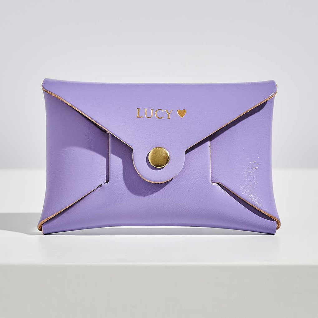 Personalised Leather Card + Coin Purses | Sbri