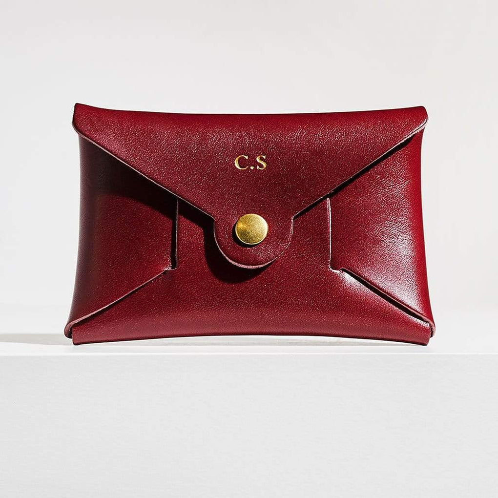 Personalised Leather Card + Coin Purses | Sbri