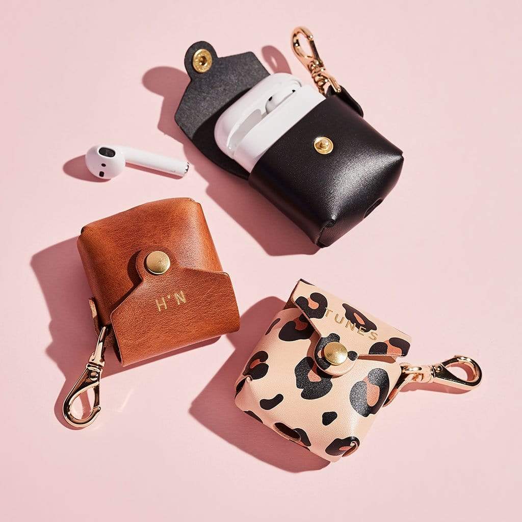 Personalised Leather Airpod Pouch | Sbri